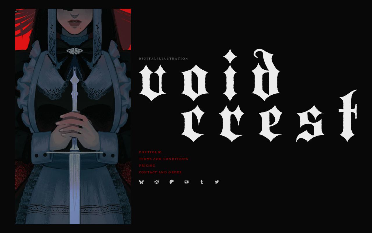 #VOIDCREST ART COMMS.